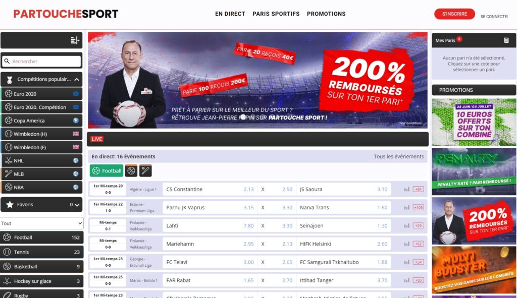 PARTOUCHE SPORT - COMPARIONS